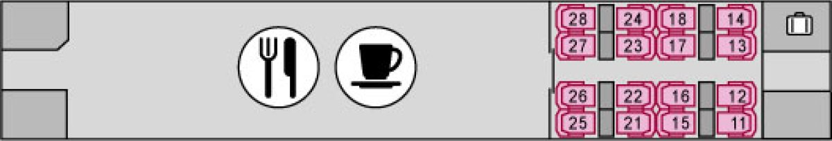 Floor plans Eurostar Belgium France carriages | NS International