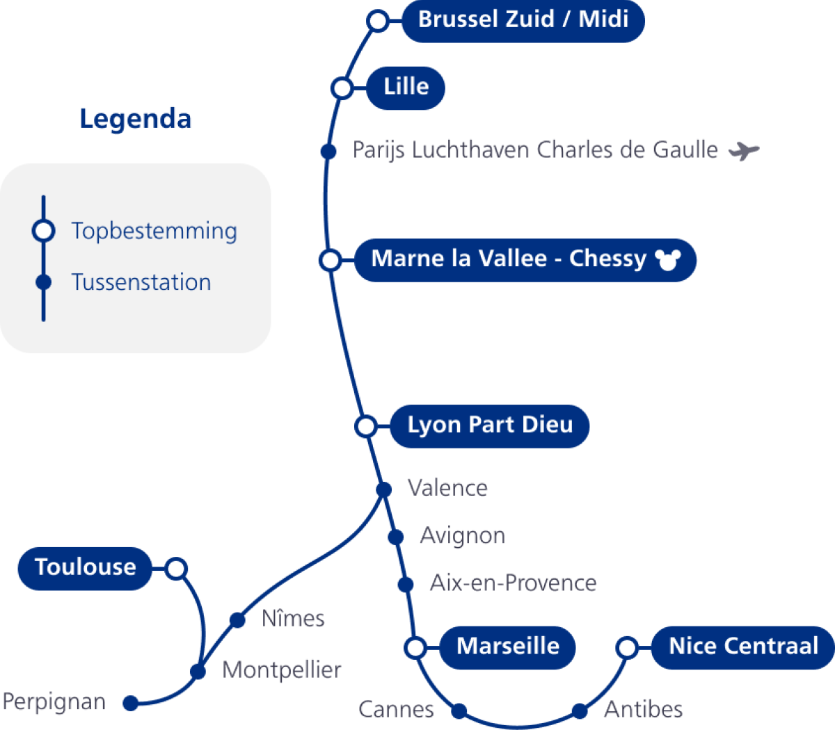 Trein naar Lyon - v.a. € 73 enkele reis | NS International